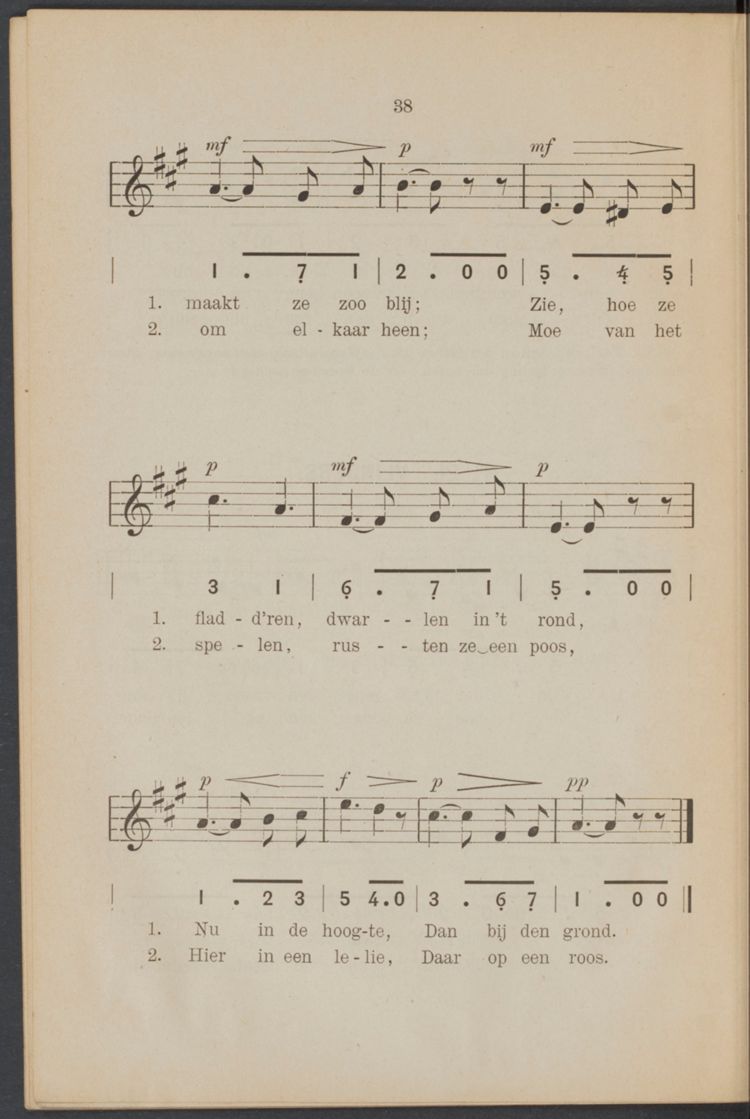 25 liedjes : om op het gehoor te zingen / woorden van H. Bruining (uit ...